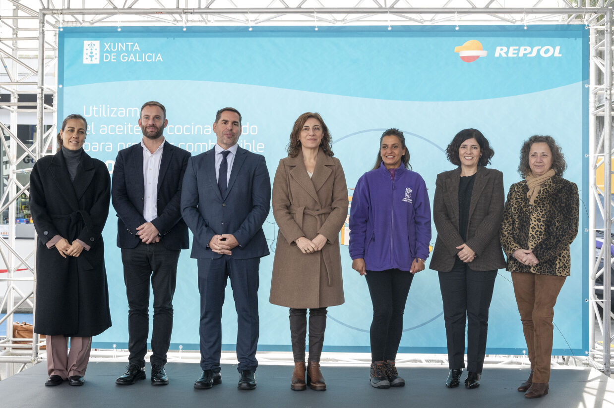 Repsol collects used cooking oil at its service stations in Galicia to ...